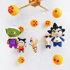 Crochet Dragon Ball Z Baby Mobile: Anime Nursery Decor - Etsy
