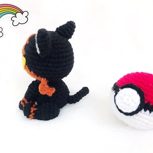 Litten Pokemon Crochet, Nursery Decor, Pokemon Amigurumi, Crochet ...