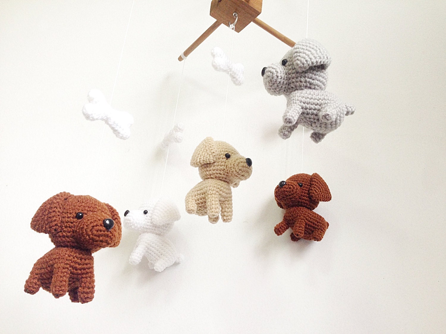 Labrador Puppy Crochet Baby Mobile Dog Baby Mobile Nursery - Etsy