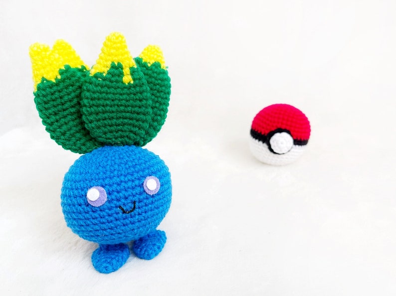 Riolu and Oddish Pokemon Crochet Nursery Decor Pokemon - Etsy