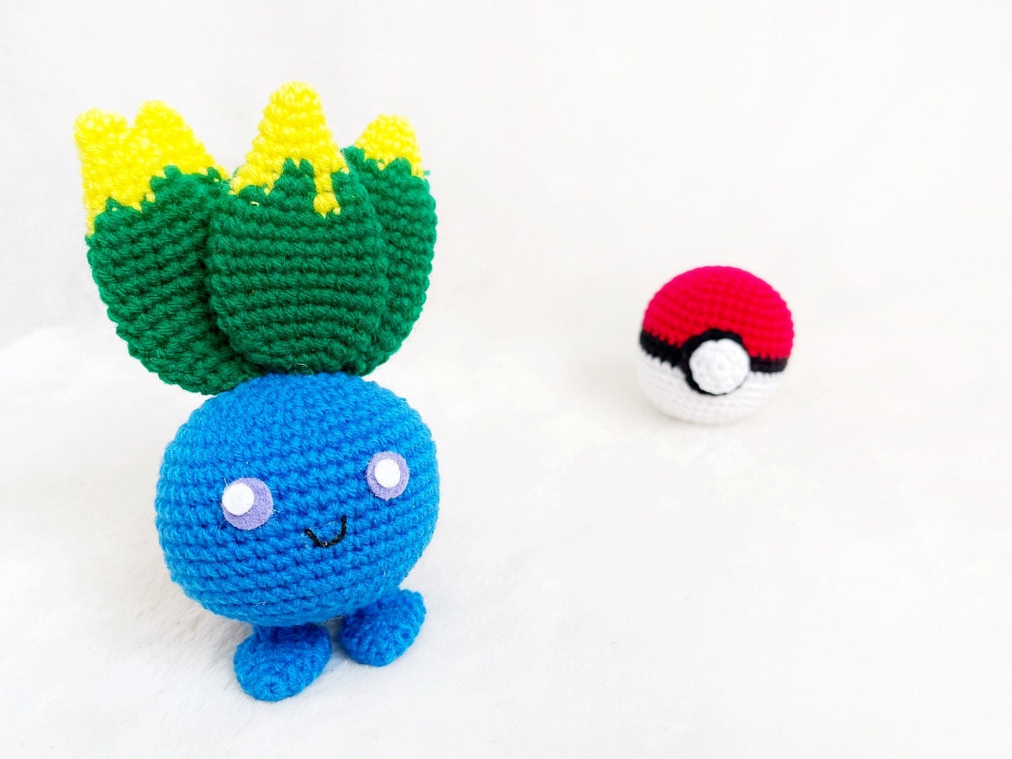 Riolu and Oddish Pokemon Crochet Nursery Decor Pokemon | Etsy