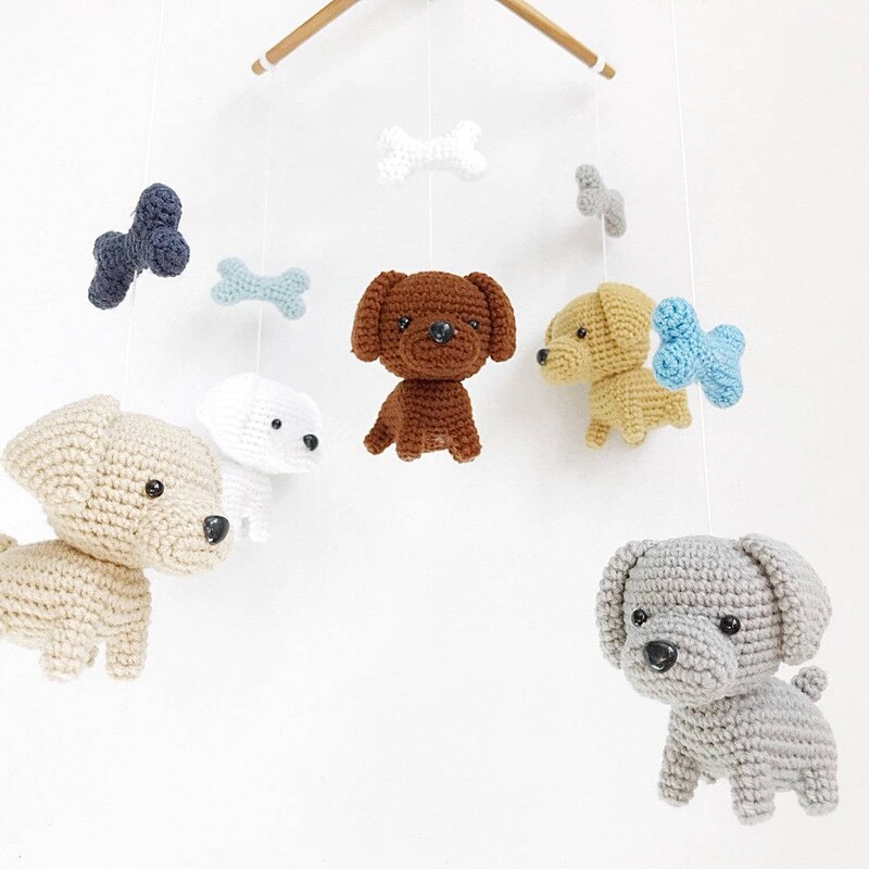 Custom Dog Baby Mobile - Etsy