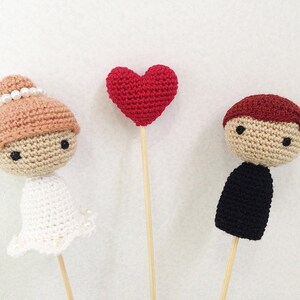 Cake Toppers - Bride and Groom Wedding Cake Topper - Cake Topper ...