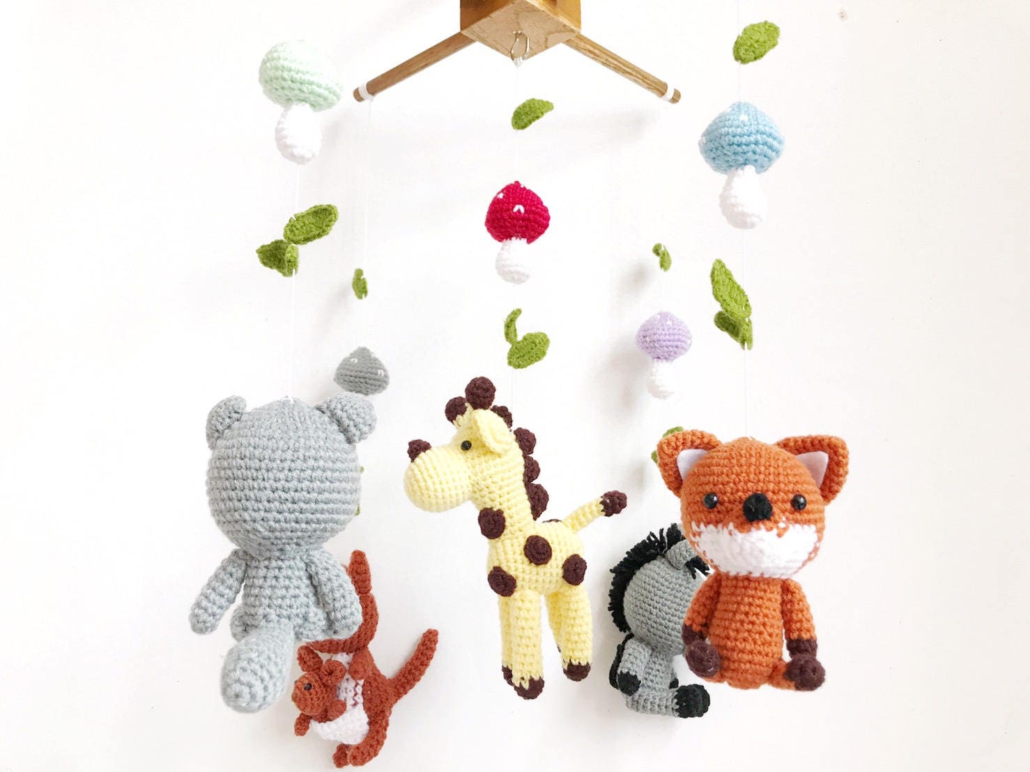 Woodland Mobile Forest Animal Mobile Baby Mobile Forest - Etsy