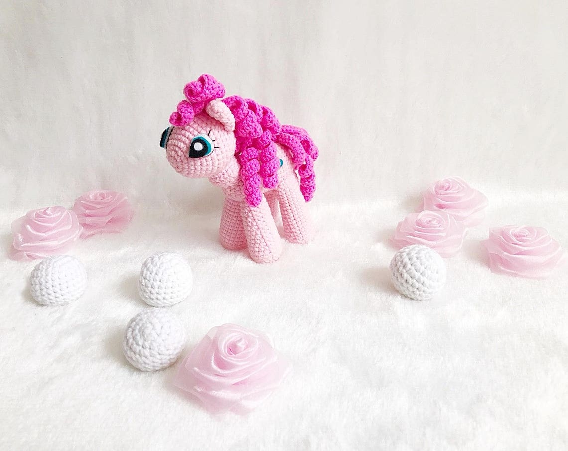 My Little Pony Pinkie Pie Crochet Doll Nursery Decor Pony | Etsy