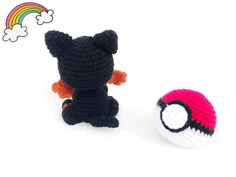 Litten Pokemon Crochet Nursery Decor Pokemon Amigurumi - Etsy