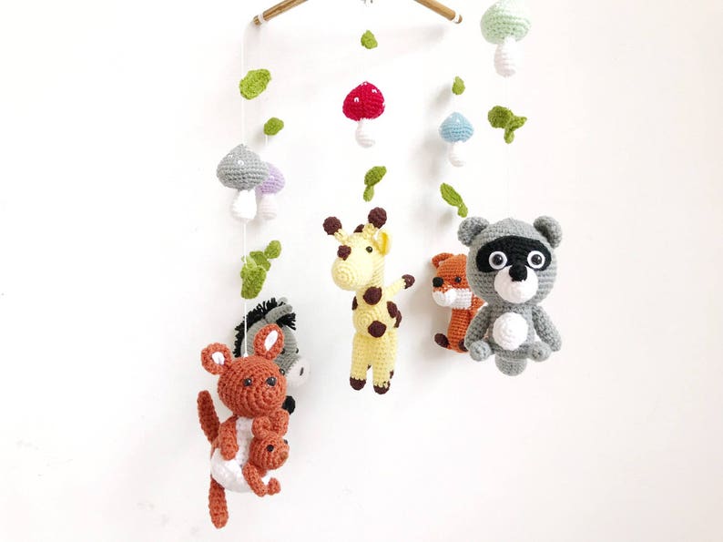 Woodland Mobile Forest Animal Mobile Baby Mobile Forest - Etsy