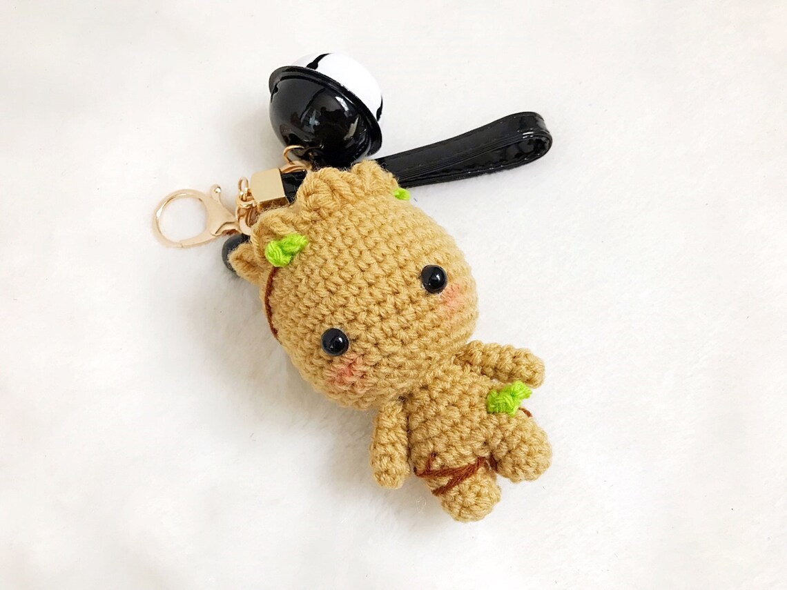 Baby Groot Key Ring Crochet Groot Amigurumi Crochet Monster - Etsy