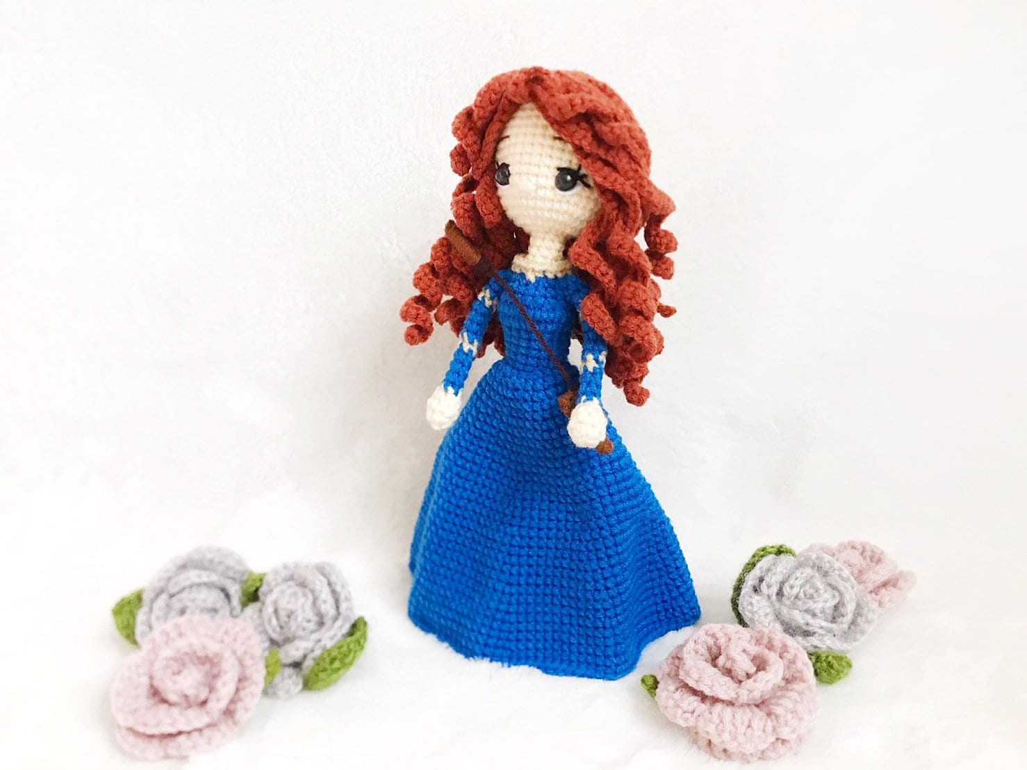 Merida Princess Crochet Nursery Decor Pocahontas Amigurumi - Etsy