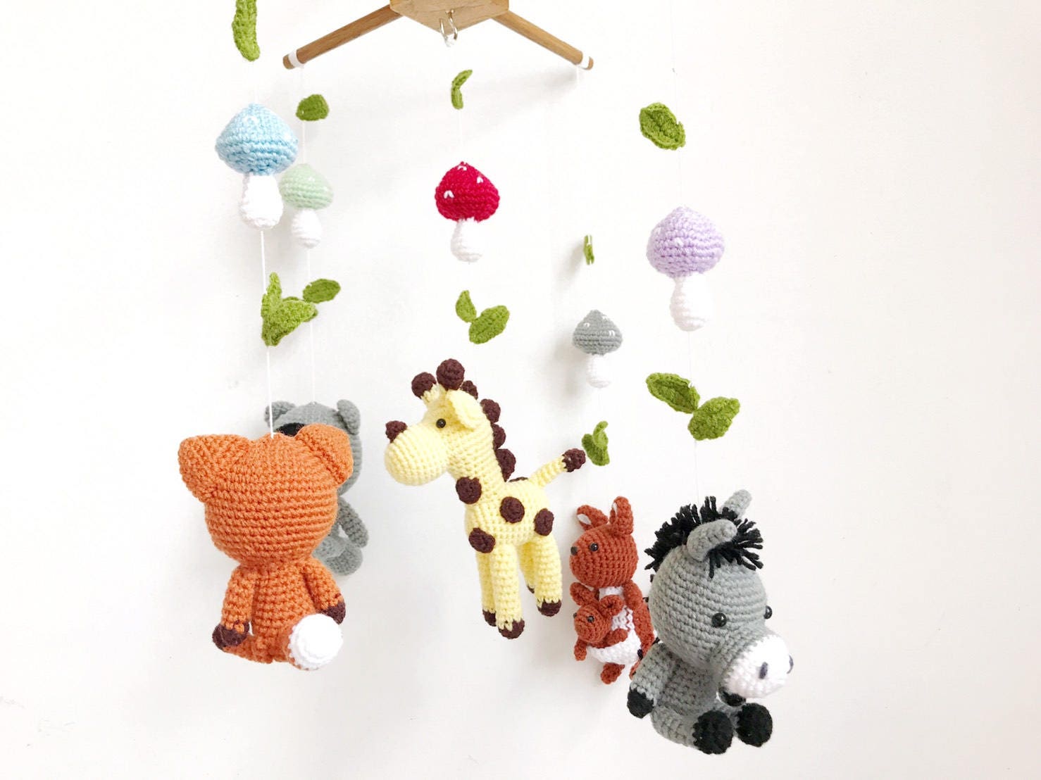 Woodland Mobile Forest Animal Mobile Baby Mobile Forest - Etsy