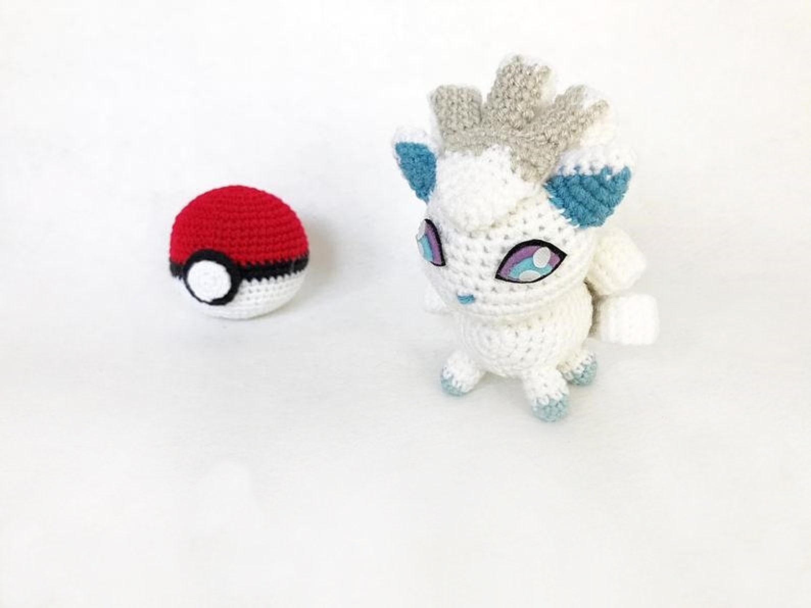Aurora Vulpix Pokemon Amigurumi Nursery Decor Pokemon - Etsy