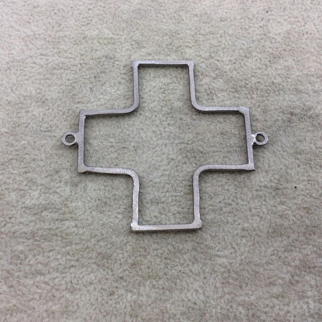 Gunmetal Plated Copper Cross Connector Components (52mm, 10 Pack) - Etsy