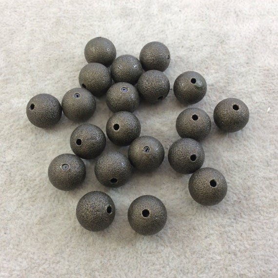 12mm Sandblasted Stardust Finish Antique Brass Base Metal - Etsy UK
