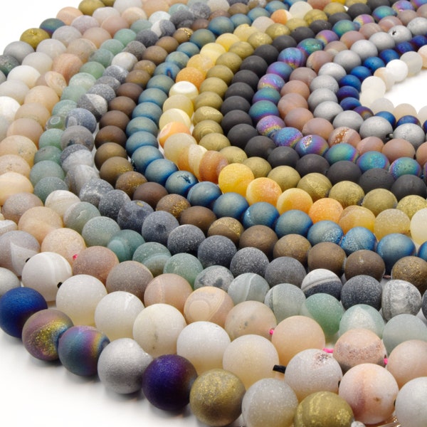 Druzy Beads - Etsy