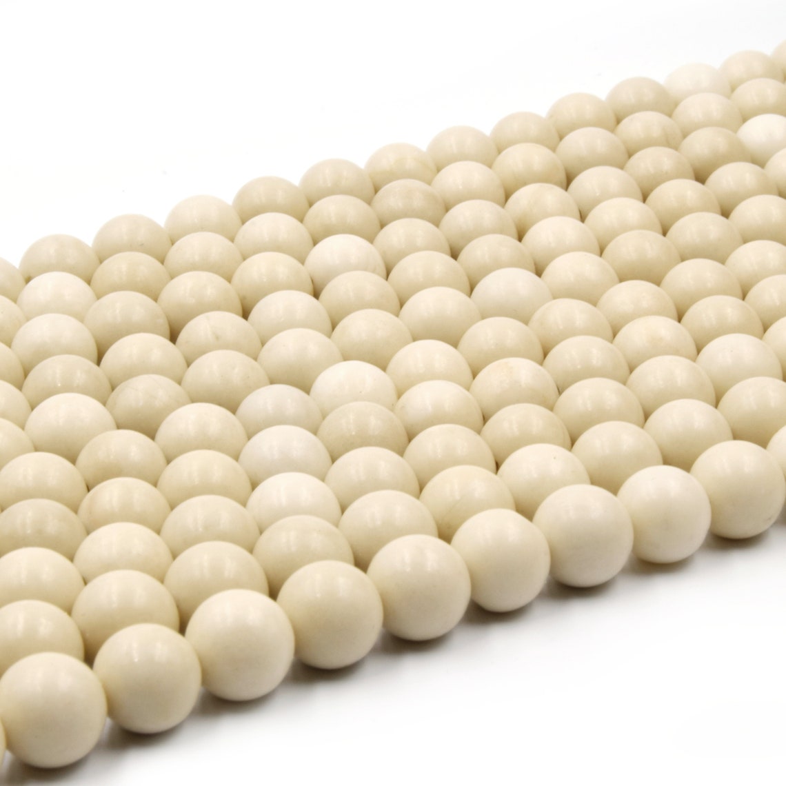 Riverstone Beads - 4mm 6mm 8mm 10mm Smooth Round Loose Gemstone Beads ...