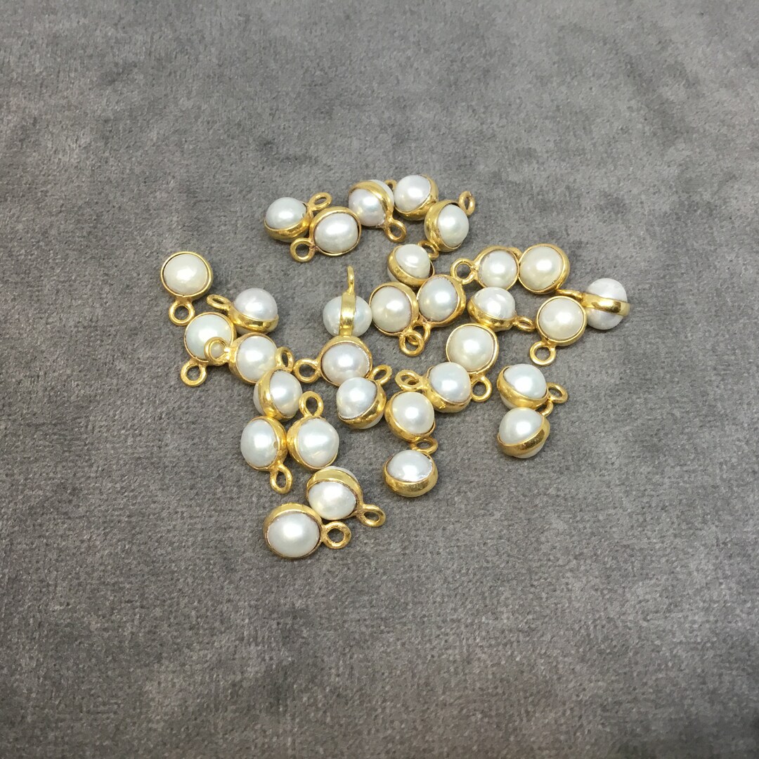 Freshwater Pearl Bezels, Pearl Links, Gold Plated Pearl Pendants and ...