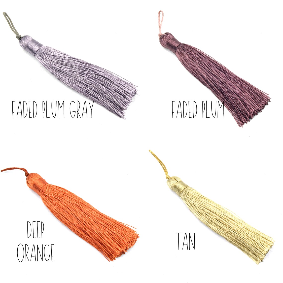 Tassels | 3 Inch Wrap Cap Tassel for Jewelry Making | Mala Tassel ...