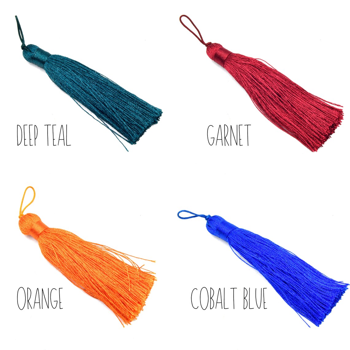 Tassels | 3 Inch Wrap Cap Tassel for Jewelry Making | Mala Tassel ...