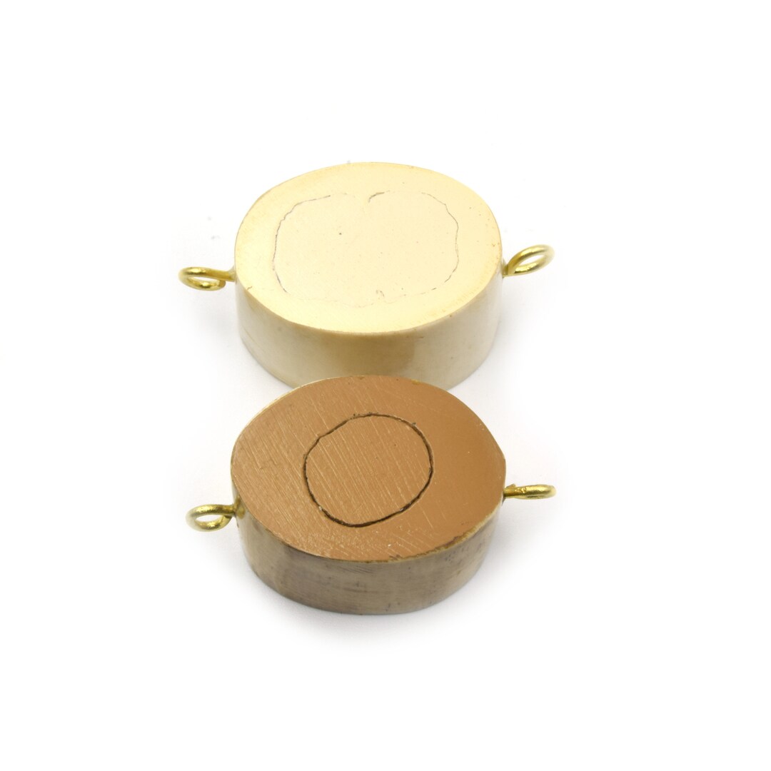 Bone Connectors | Thick Vertebrae Natural Ox Bone Connectors | 20mm X ...