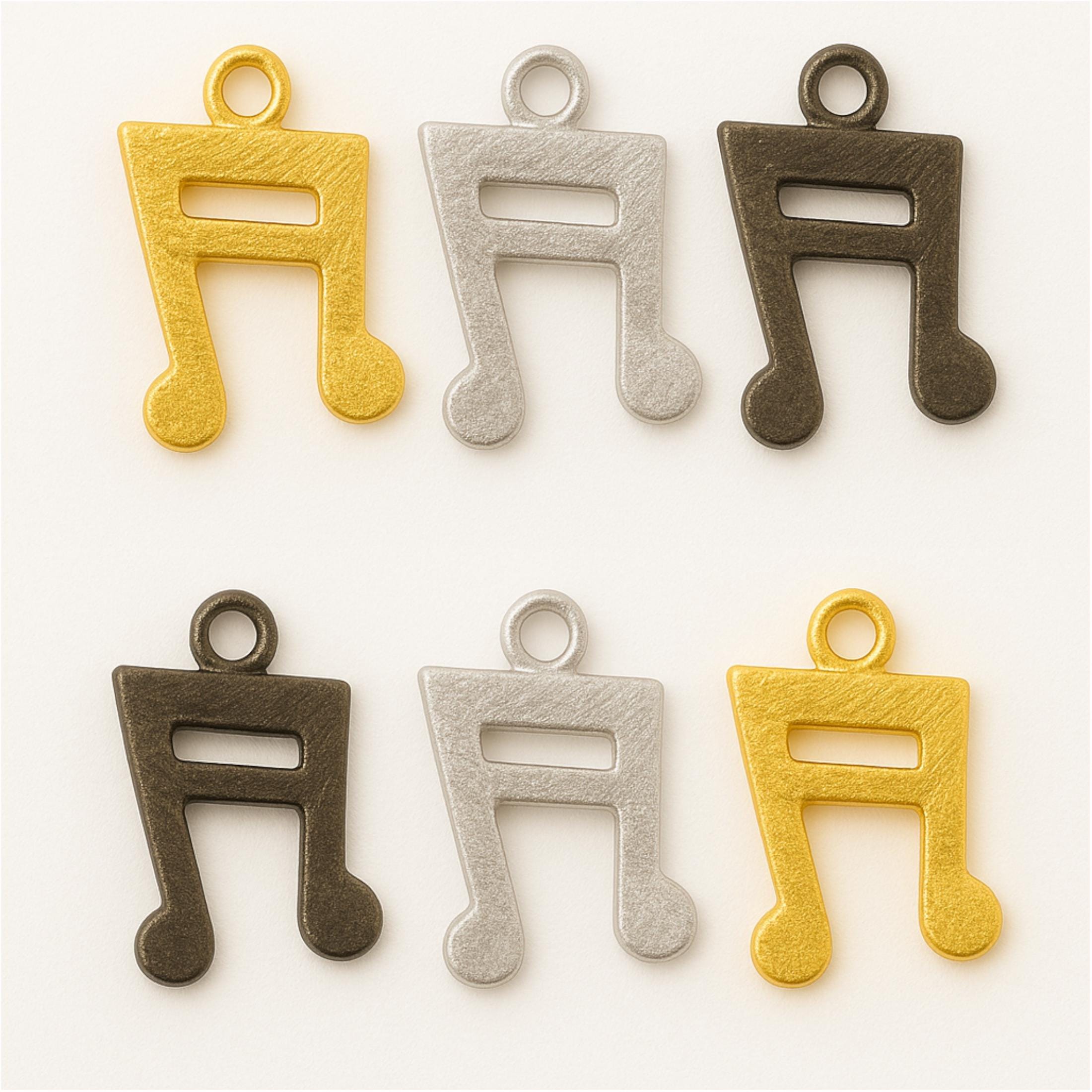 Musical Eighth Note Shaped Components | Findings for Jewelry Making - Etsy