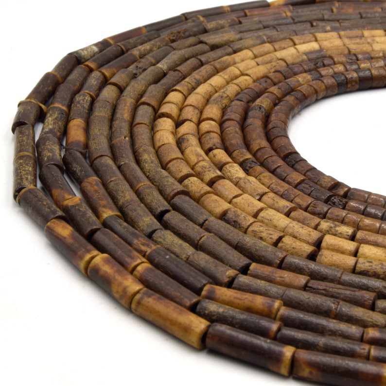 Ox Bone Tube Beads: Natural Straight Barrel Beads, 15 Inch Strand - Etsy