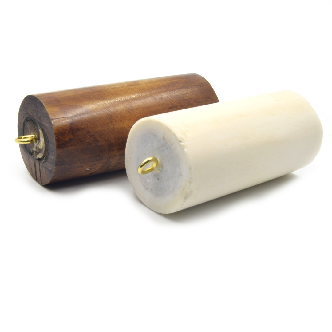 Bone Connectors | Thick Cylindrical Natural Ox Bone Connectors | 20mm X ...