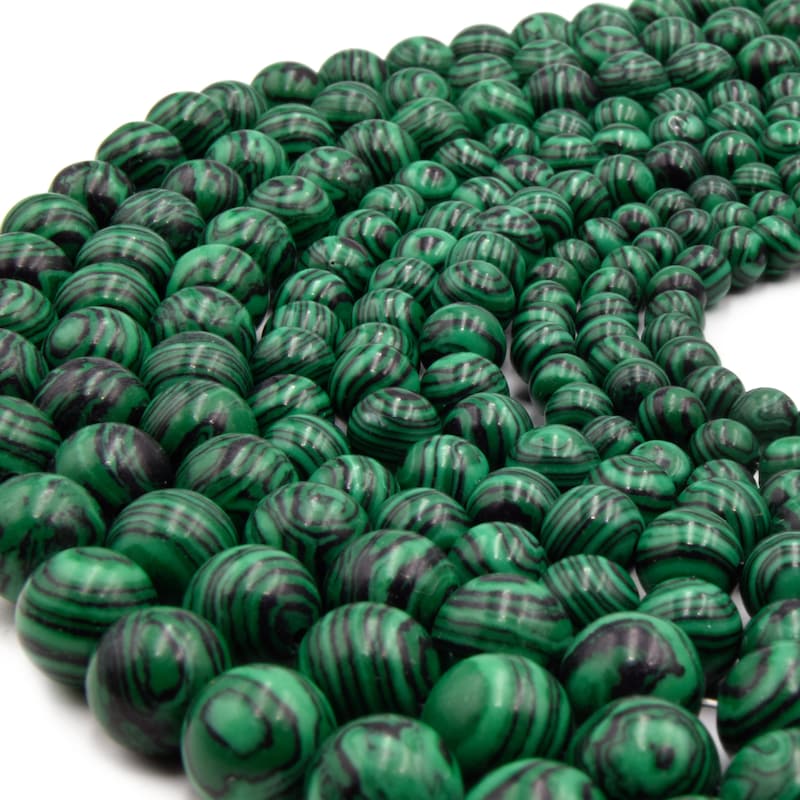 Malachite Beads - Etsy