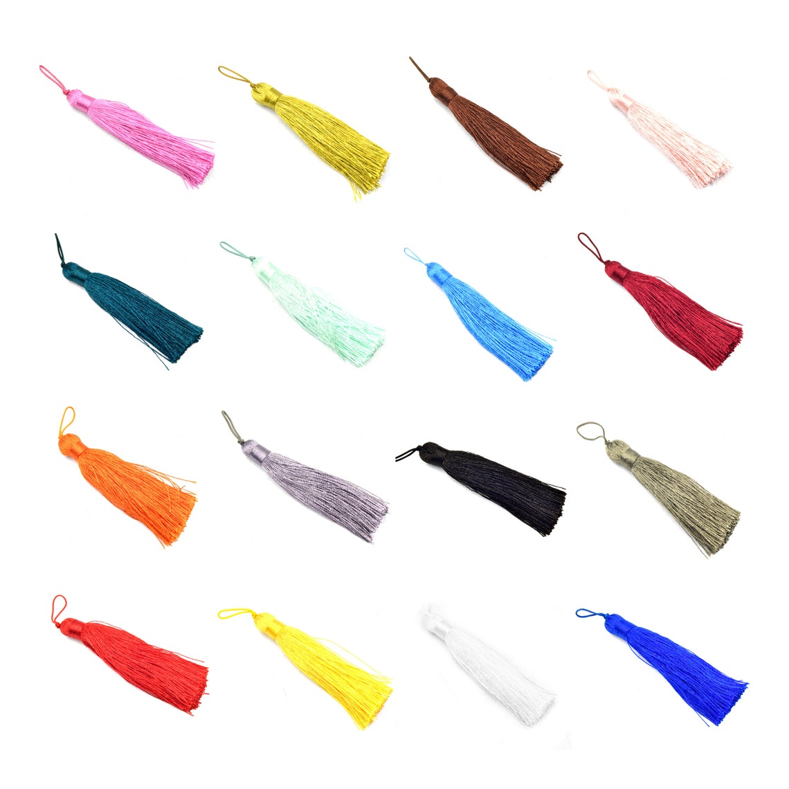 Tassels | 3 Inch Wrap Cap Tassel for Jewelry Making | Mala Tassel ...