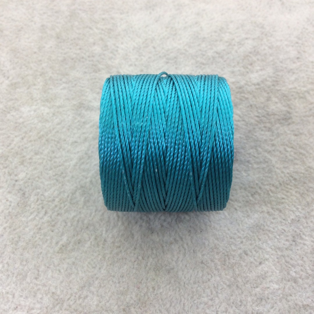 Teal Blue S-lon 210 Nylon Cord: 0.5mm Macrame Jewelry Cord - Etsy