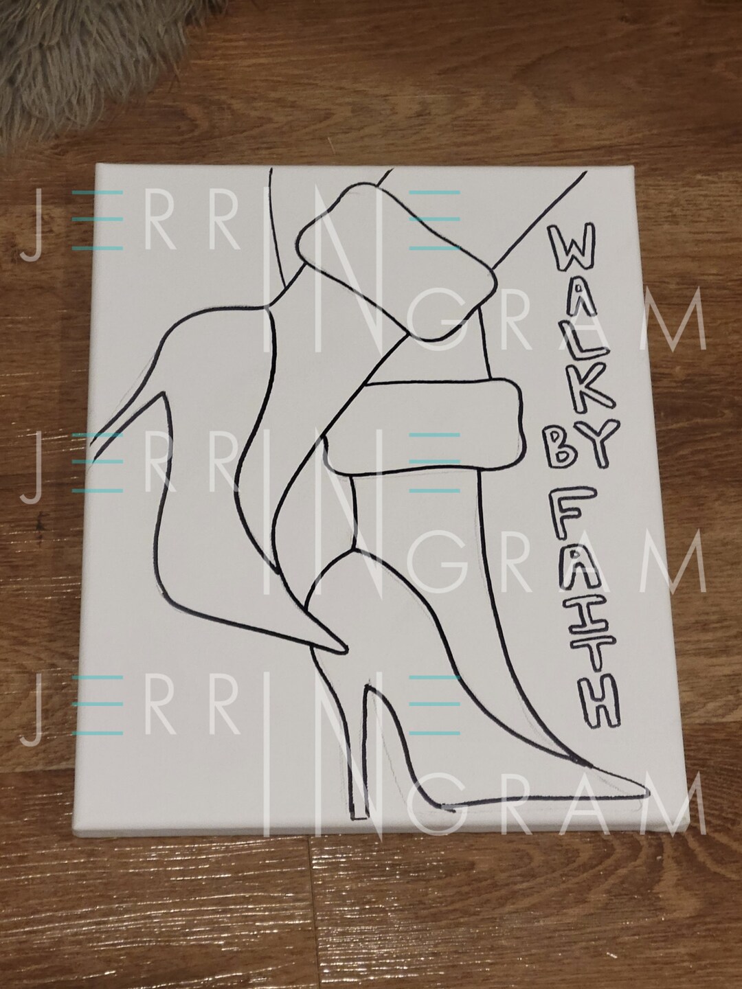 Walk by Faith 2.0/paint Kit/social Distancing Adult Sip and - Etsy