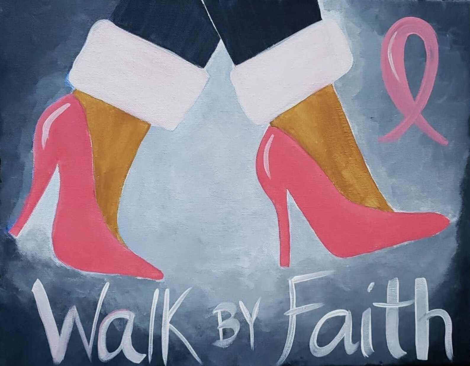 Walk by Faith/paint Kit/social Distancing Adult Sip and Paint/bulk or ...