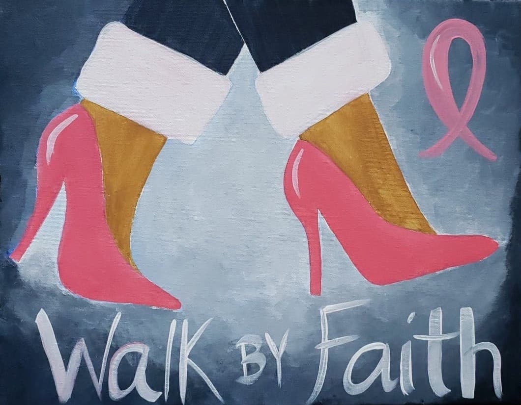 Walk by Faith/paint Kit/social Distancing Adult Sip and Paint/bulk or ...
