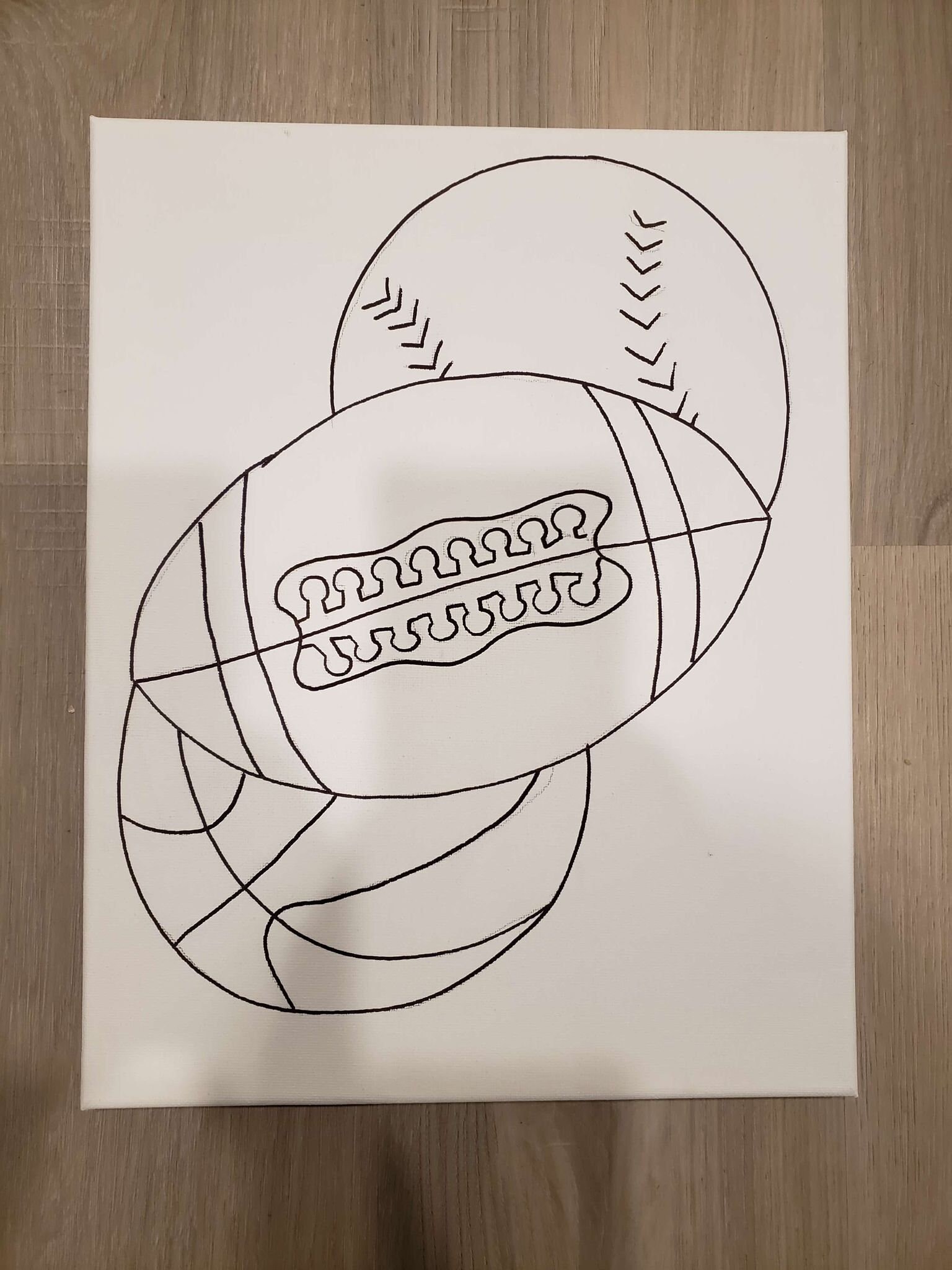 Sports Fanatic/paint Kit/social Distancing Kid Sip and Paint/bulk or ...