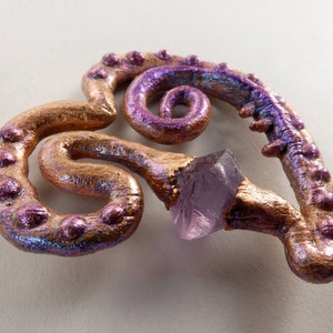 Electroformed Copper Pendant Hand Sculpted Heart With - Etsy