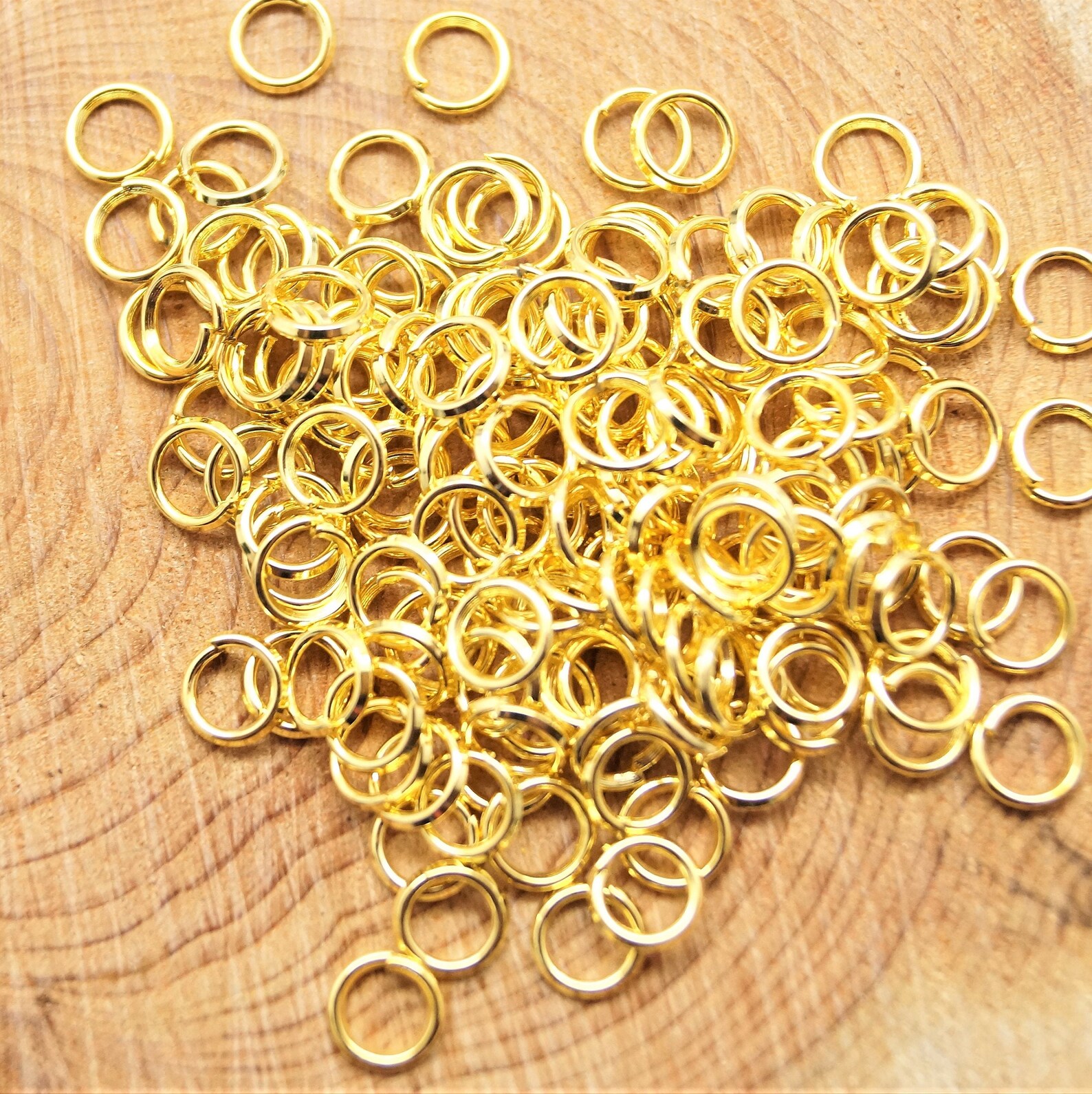 Rings Open Metal 6 Mm - Etsy