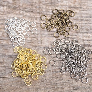 Rings Open Metal 4 Mm - Etsy