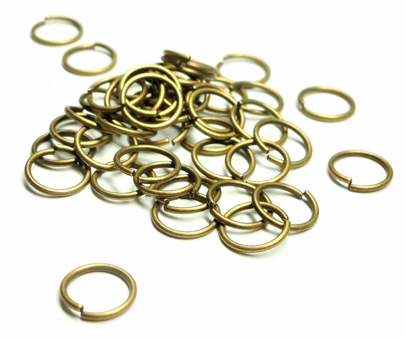 Rings open metal 4 mm | Etsy