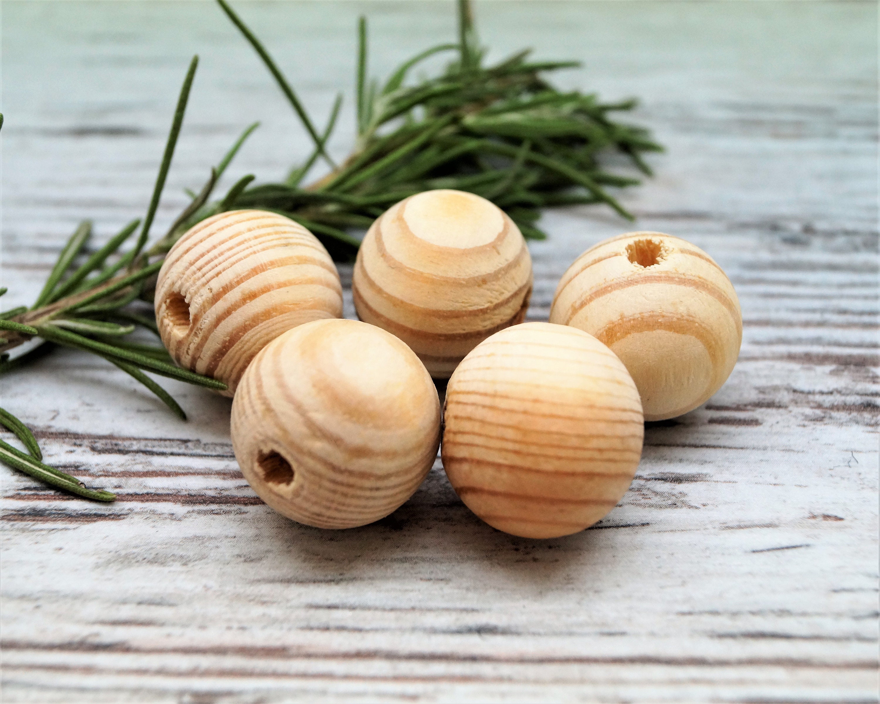 Wood Beads round 20 mm | Etsy