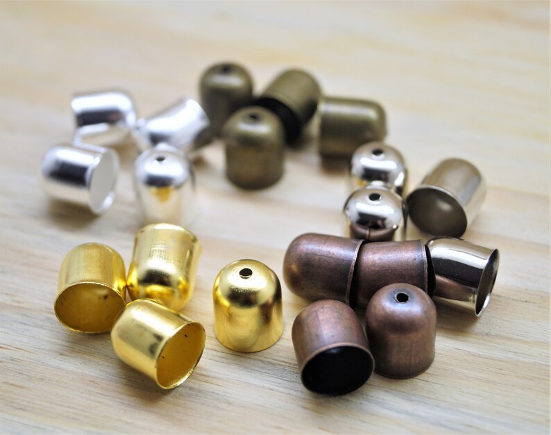 Cord ends 9 mm set of 10 | Etsy