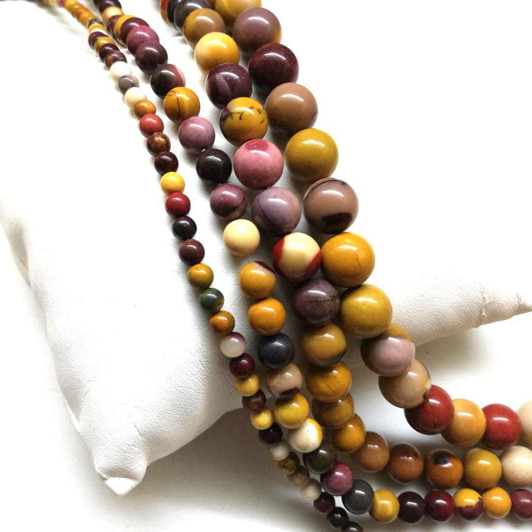 Natural Jasper Mookaite Beads AB 4 to 10 Mm - Etsy