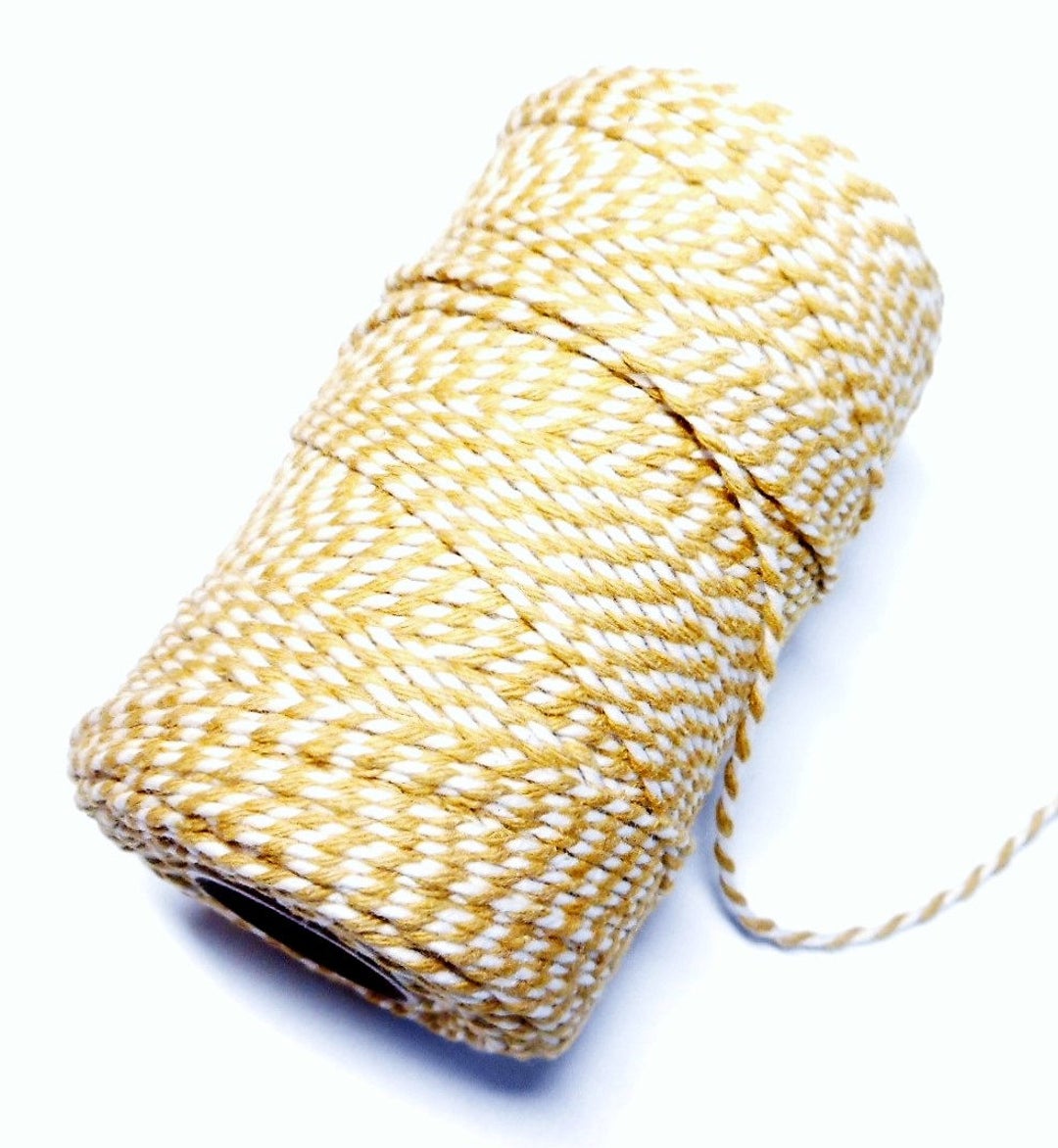 Baker's Twine 10-meter String Rope, White and Blond Cotton, 2 Mm Thick ...