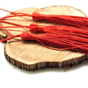 Silk Tassels Fringes 5,1 Inches Set of 10 - Etsy