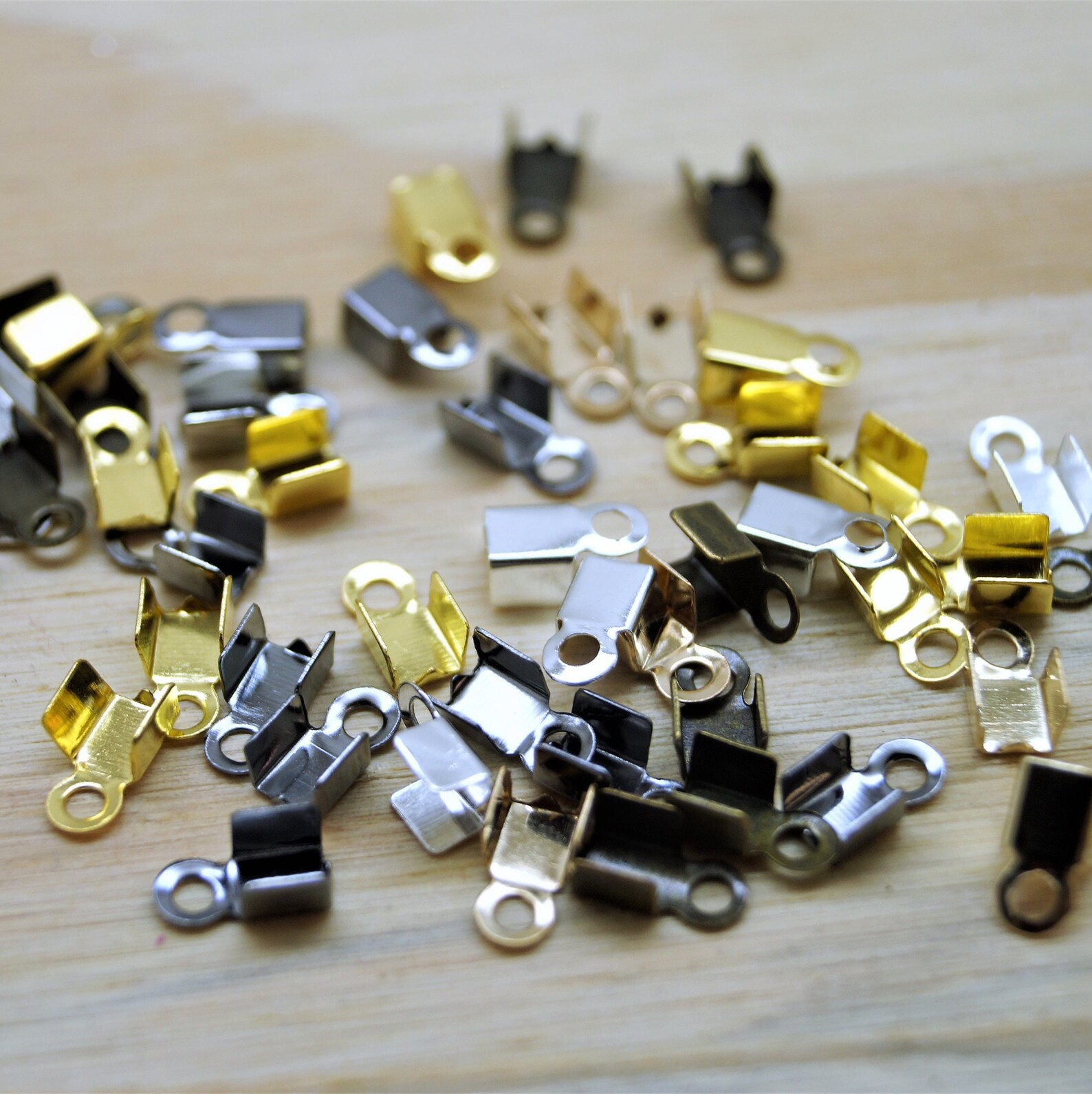 100 Silver End Caps 2 Mm - Etsy