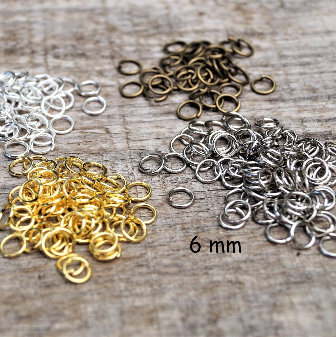 Rings Open Metal 6 Mm - Etsy