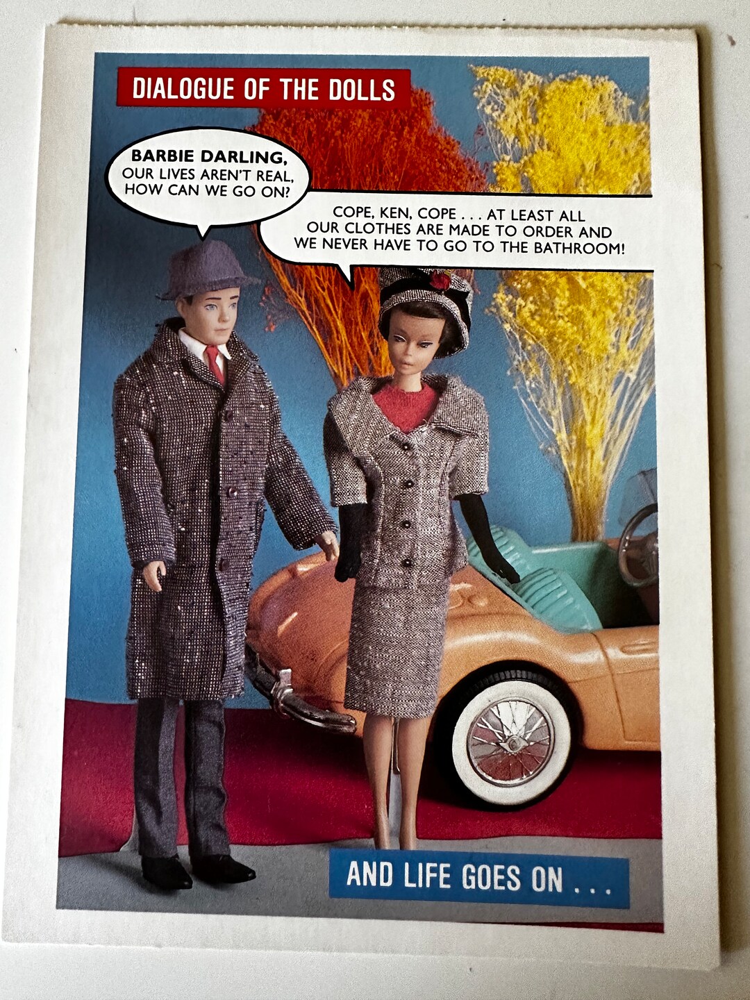 Barbie Postcard Vintage Barbie and Ken Original Postcard - Etsy