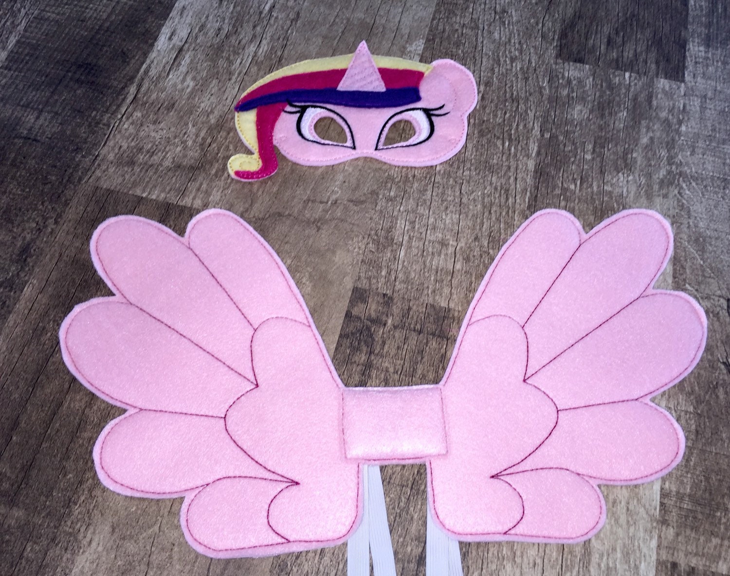 Princess Cadence Pony Mask & Wing Set (costume, Dress Up) - Etsy