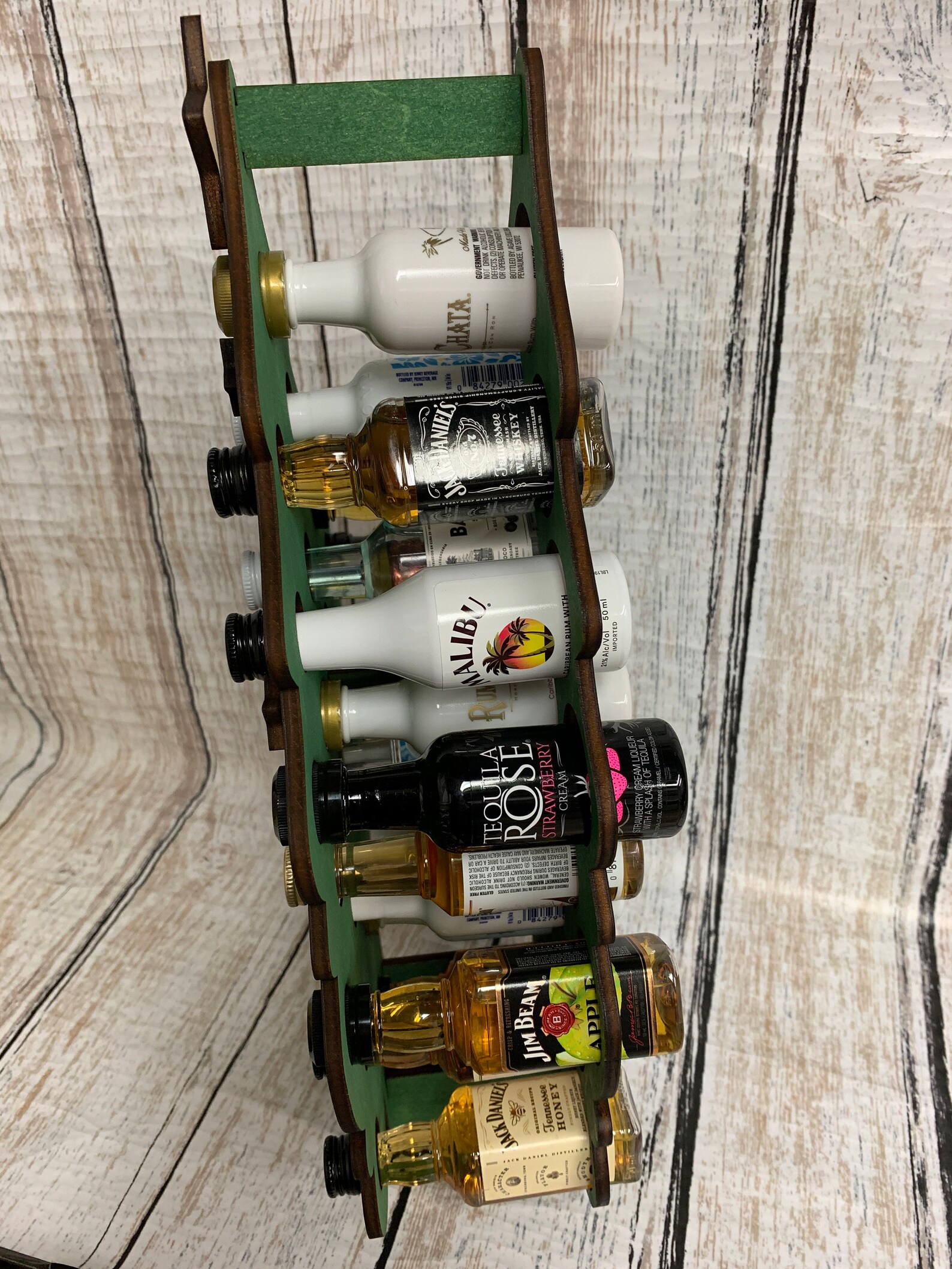 25 Days Mini Liquor Shooters Bottle Christmas Tree Adult Advent ...