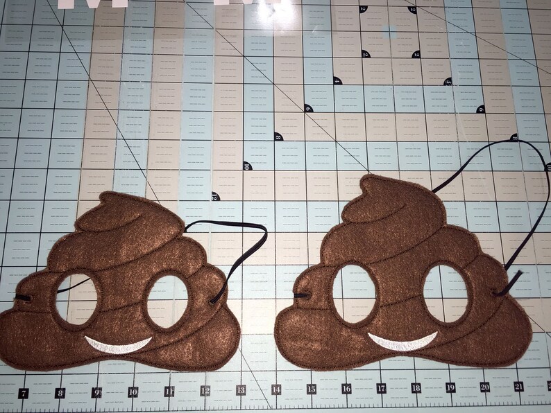 Poop Emoji Emoticon Dress up Mask in Child and Adult Size | Etsy
