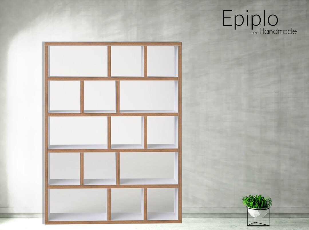 Asymmetrical Bookcase,furniture Bookshelf,living Room Furniture,modern ...