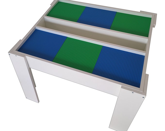 Tall Building Bricks Table, Building Blocks Table , Kids Table With ...